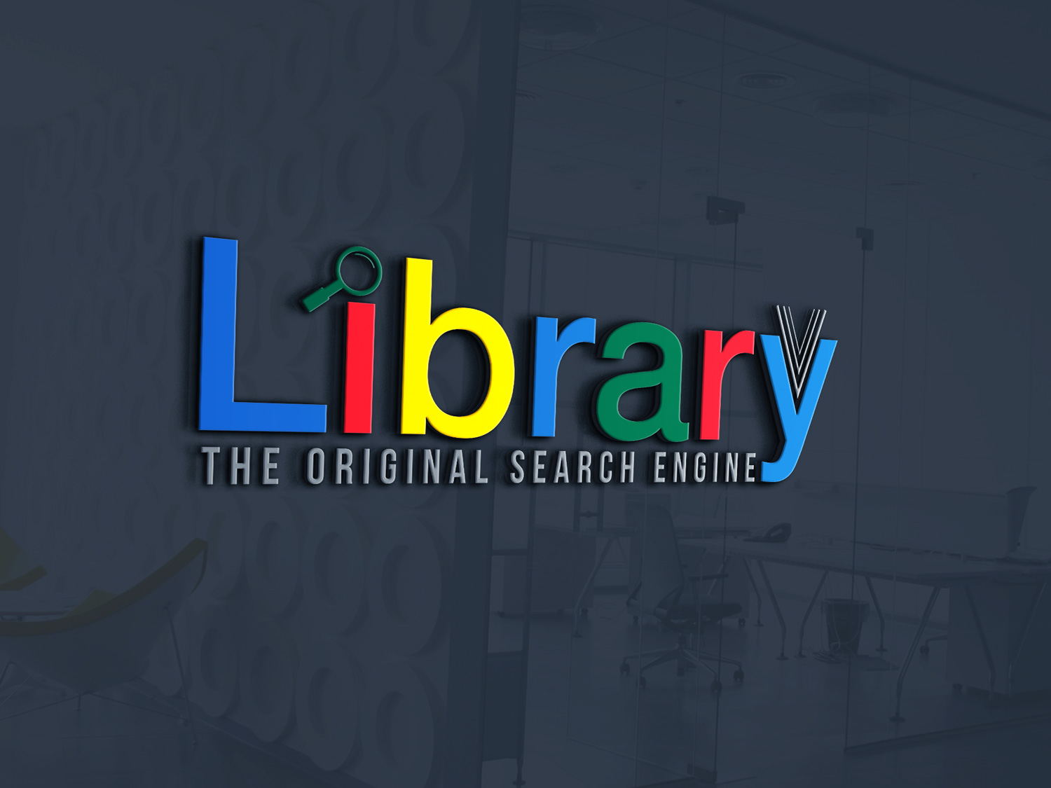 Playful, Modern, School Logo Design for Library: the original search ...