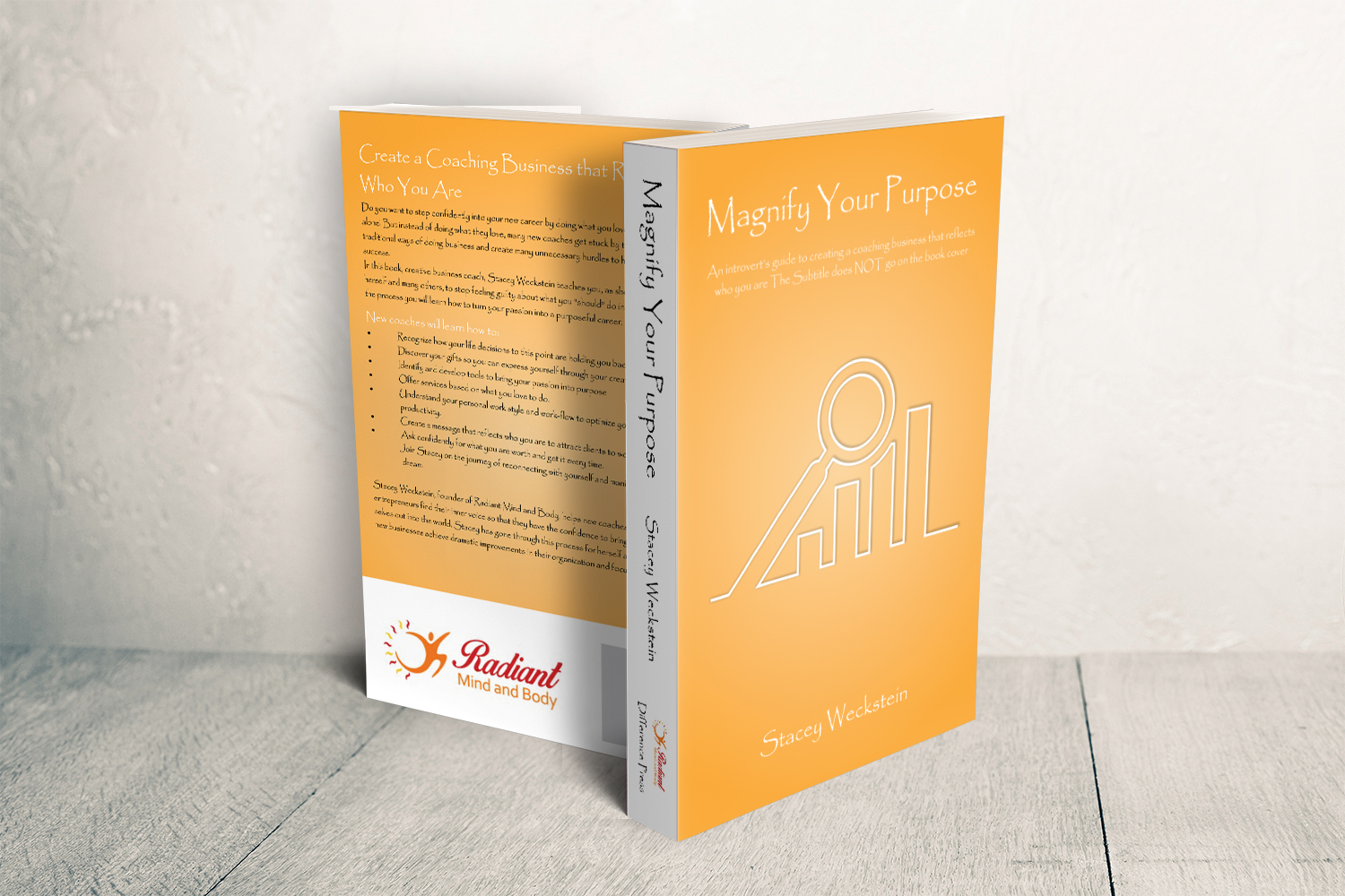 Modern, Playful, Life Coaching Book Cover Design for Radiant Mind and ...