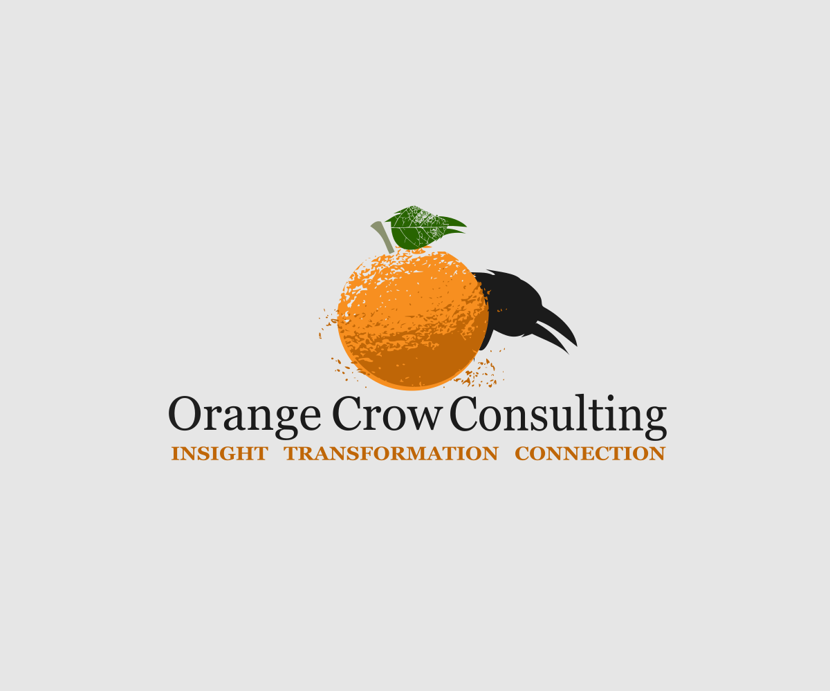 Bold, Professional, Business Consultant Logo Design for Orange Crow - Insight.Transformation ...