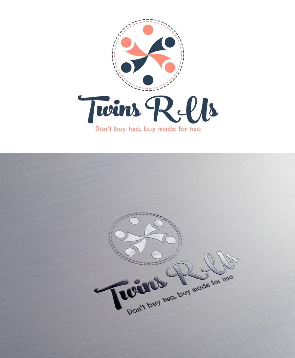 Elegant, Upmarket, Retail Logo Design for Twins R Us - Don't buy two ...