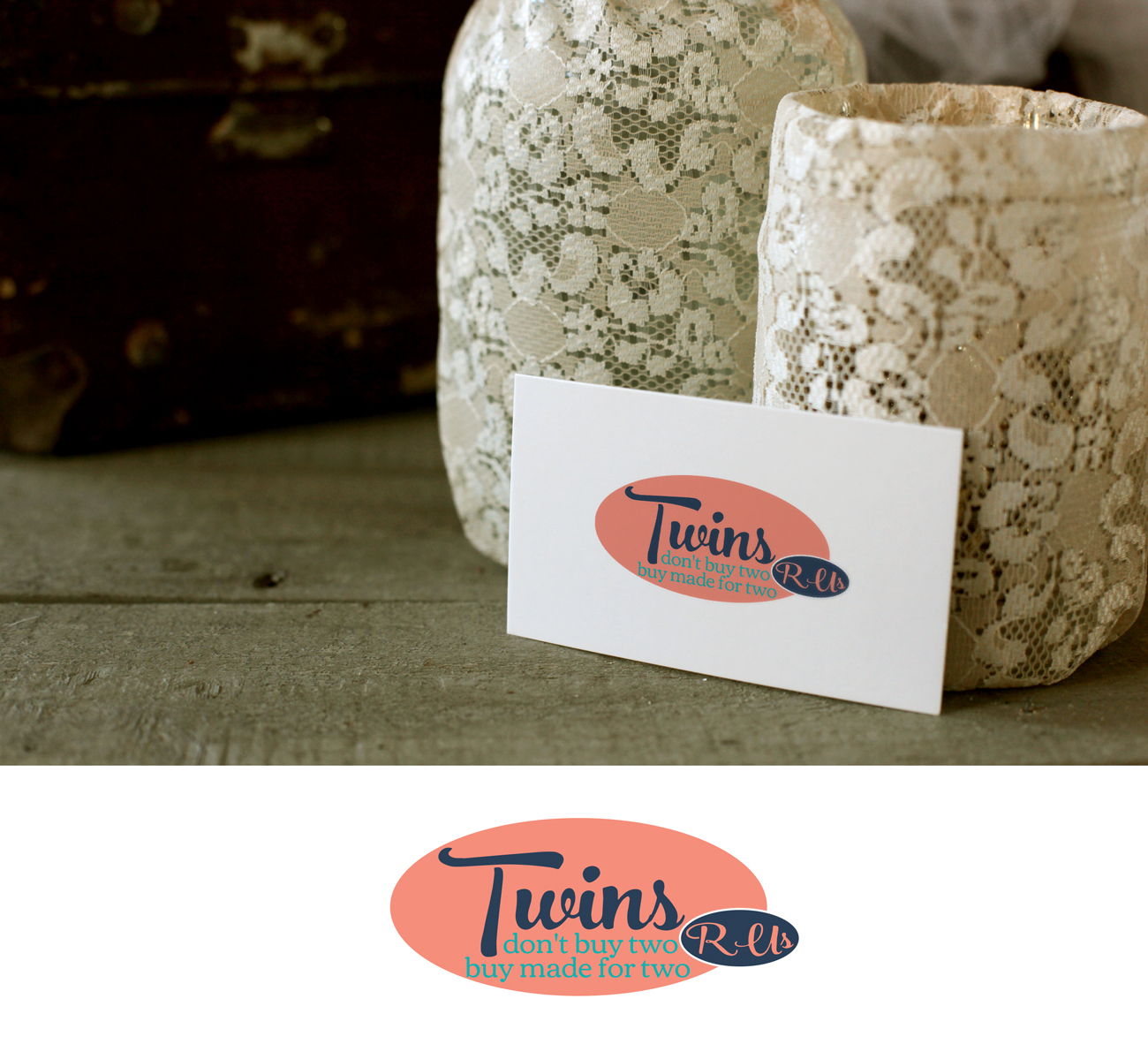 Elegant, Upmarket, Retail Logo Design for Twins R Us - Don't buy two ...