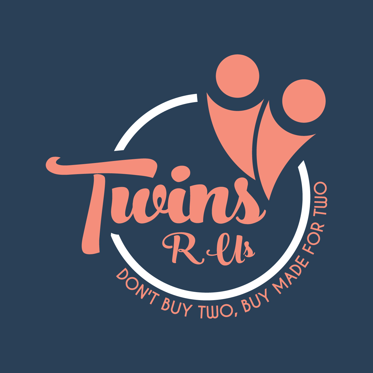 Elegant, Upmarket, Retail Logo Design for Twins R Us - Don't buy two ...