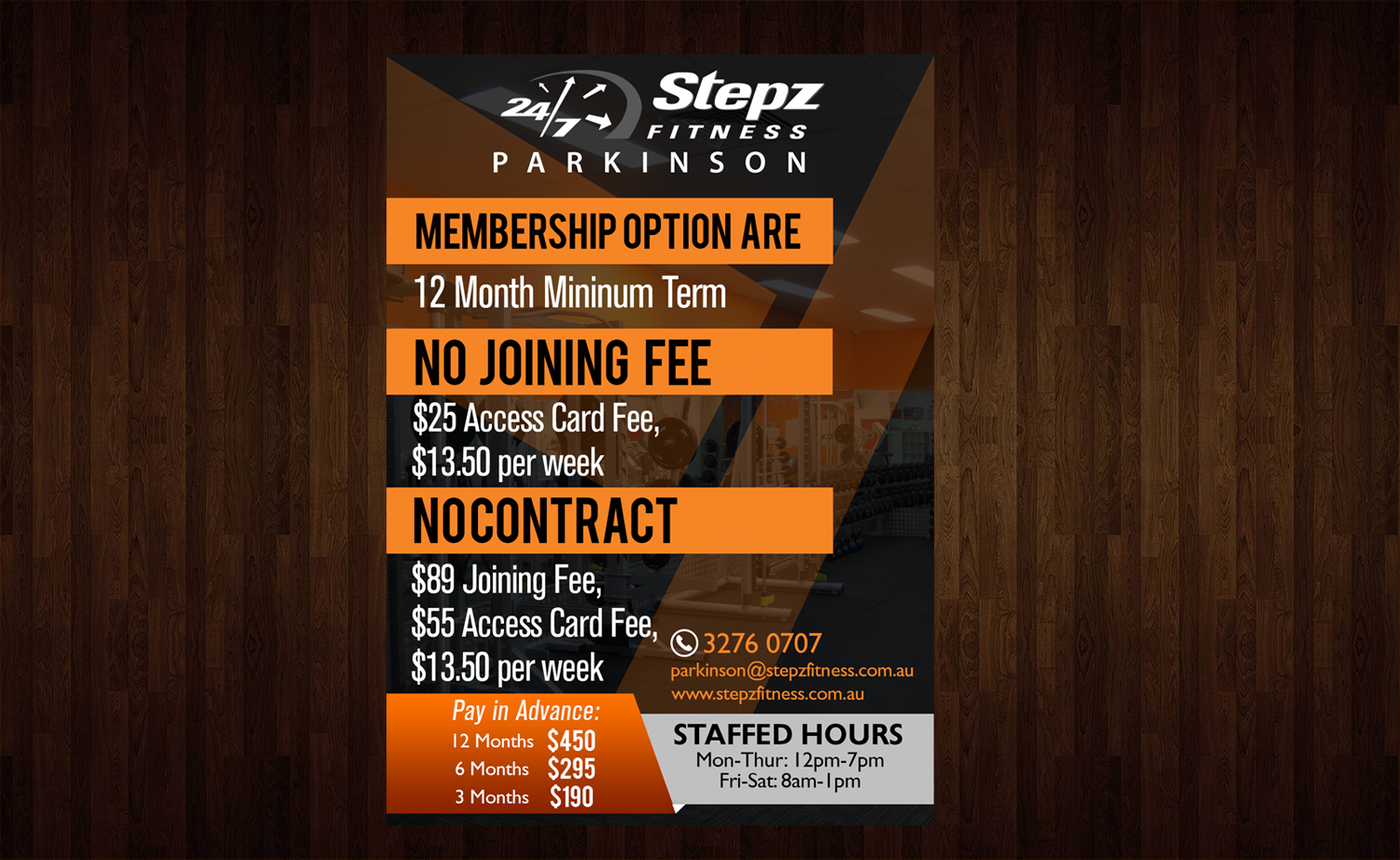 Elegant, Playful, Fitness Flyer Design for Stepz Fitness Parkinson by ...