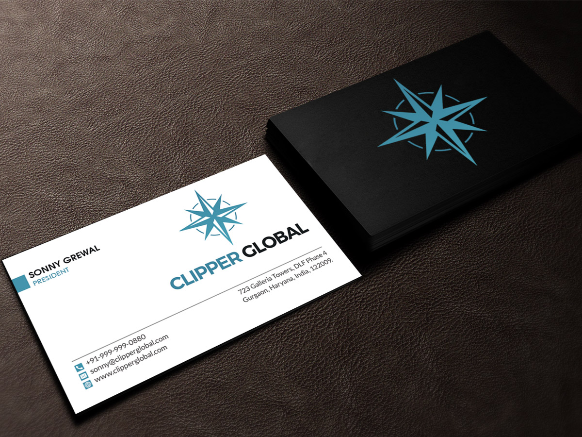 Masculine, Elegant, Importer Business Card Design for Clipper Global by ...