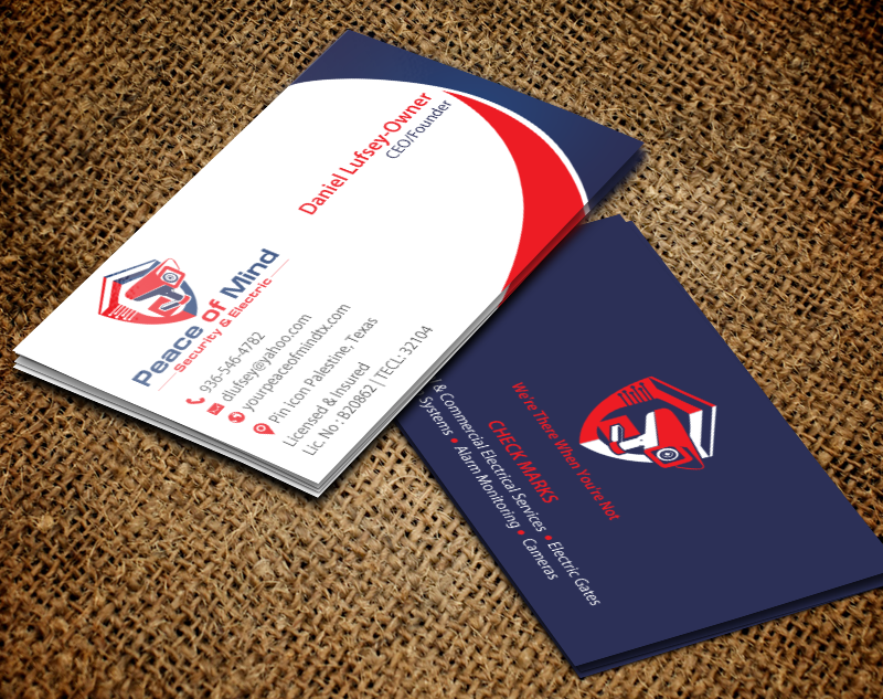 Bold, Serious, Security Business Card Design for a Company by ...