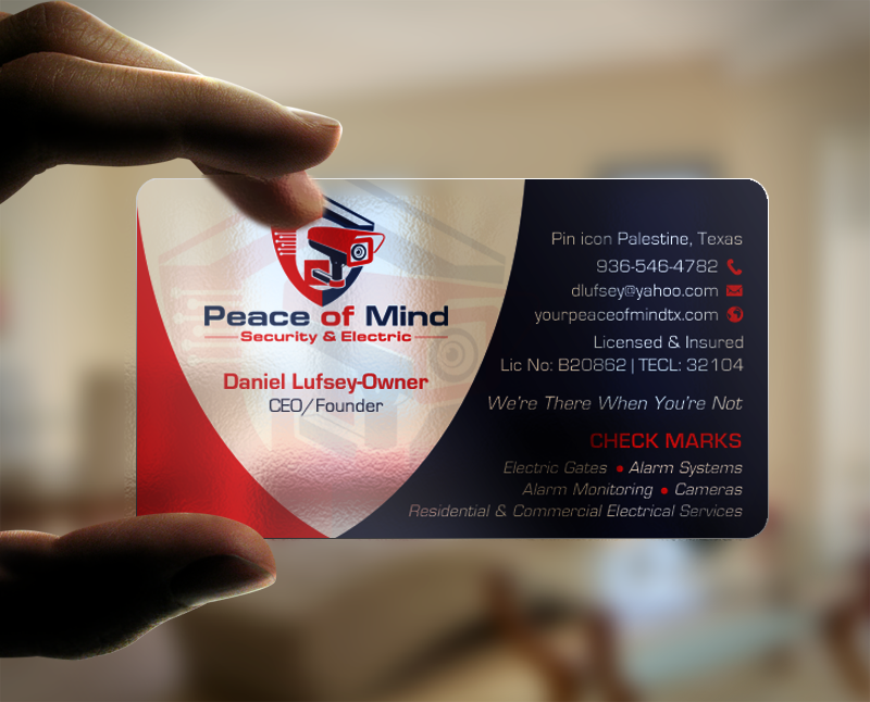 Bold, Serious, Security Business Card Design for a Company by ...
