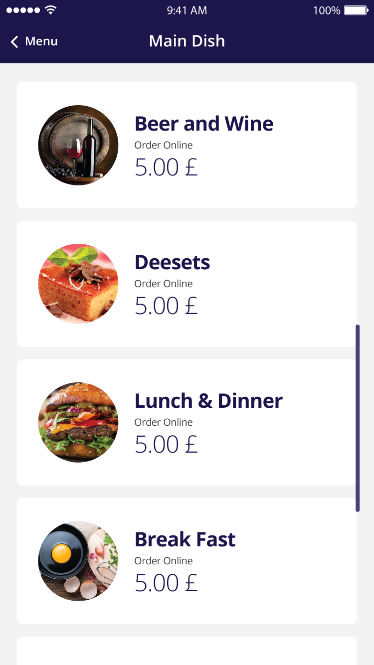 Elegant, Playful, Restaurant App Design for Greek Star Bar & Grill by ...