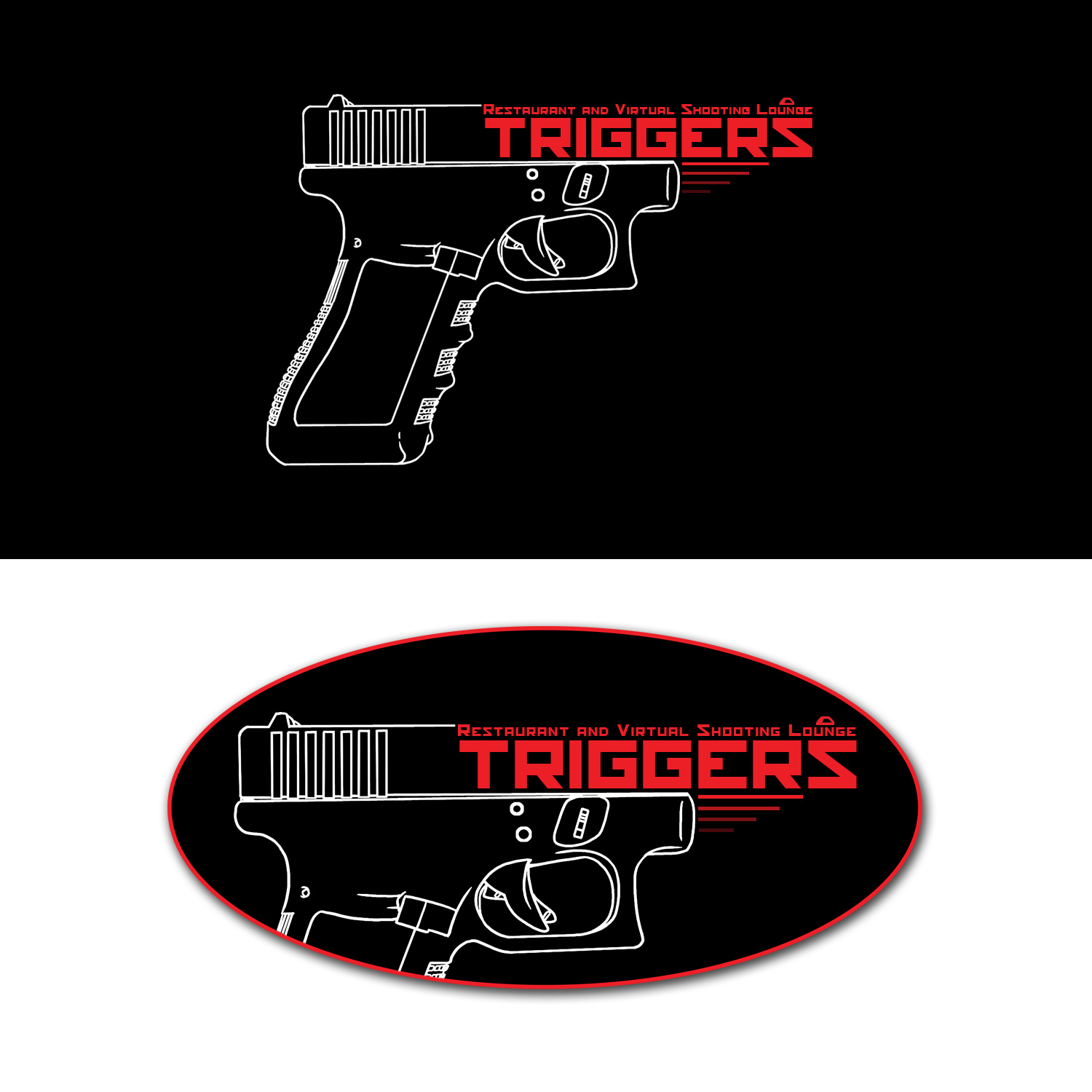 Bold, Modern, Sports Bar Logo Design for Triggers by Zerouno | Design ...