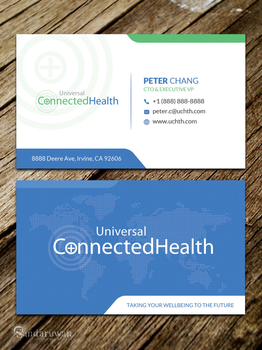 Elegant, Serious, Health And Wellness Business Card Design for a ...