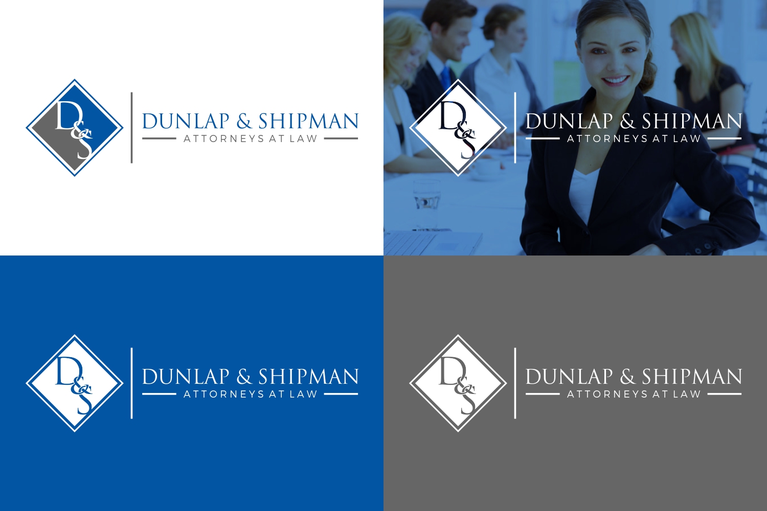 Professional, Bold, Law Firm Logo Design for Dunlap & Shipman Attorneys ...
