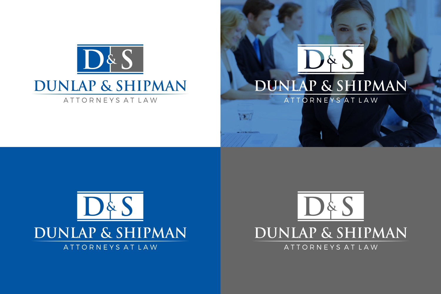 Professional, Bold, Law Firm Logo Design for Dunlap & Shipman Attorneys ...