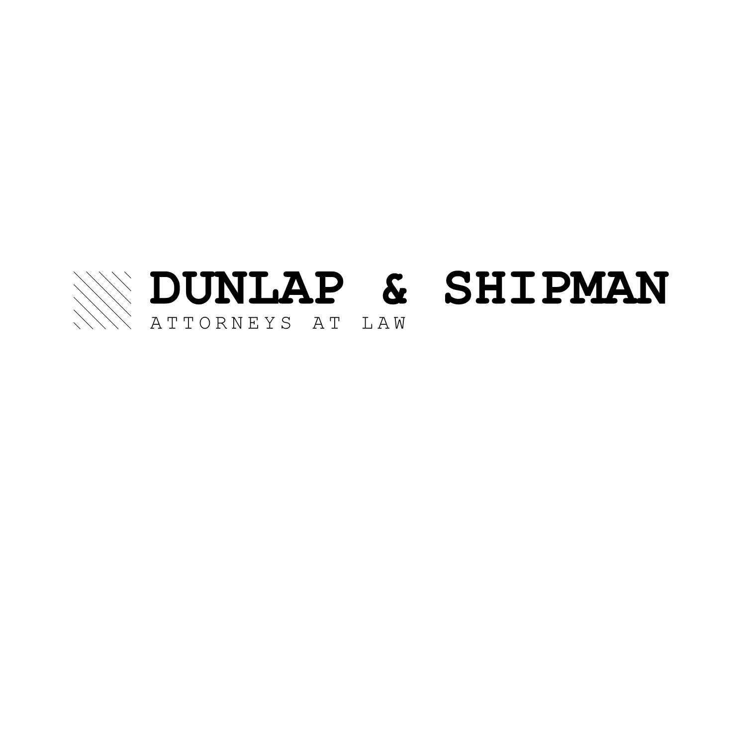 Professional, Bold, Law Firm Logo Design for Dunlap & Shipman Attorneys ...