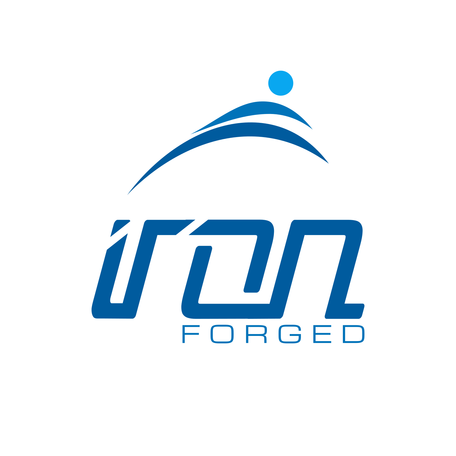 Masculine, Bold, Sporting Good Logo Design for Iron Forged by Sintegra ...