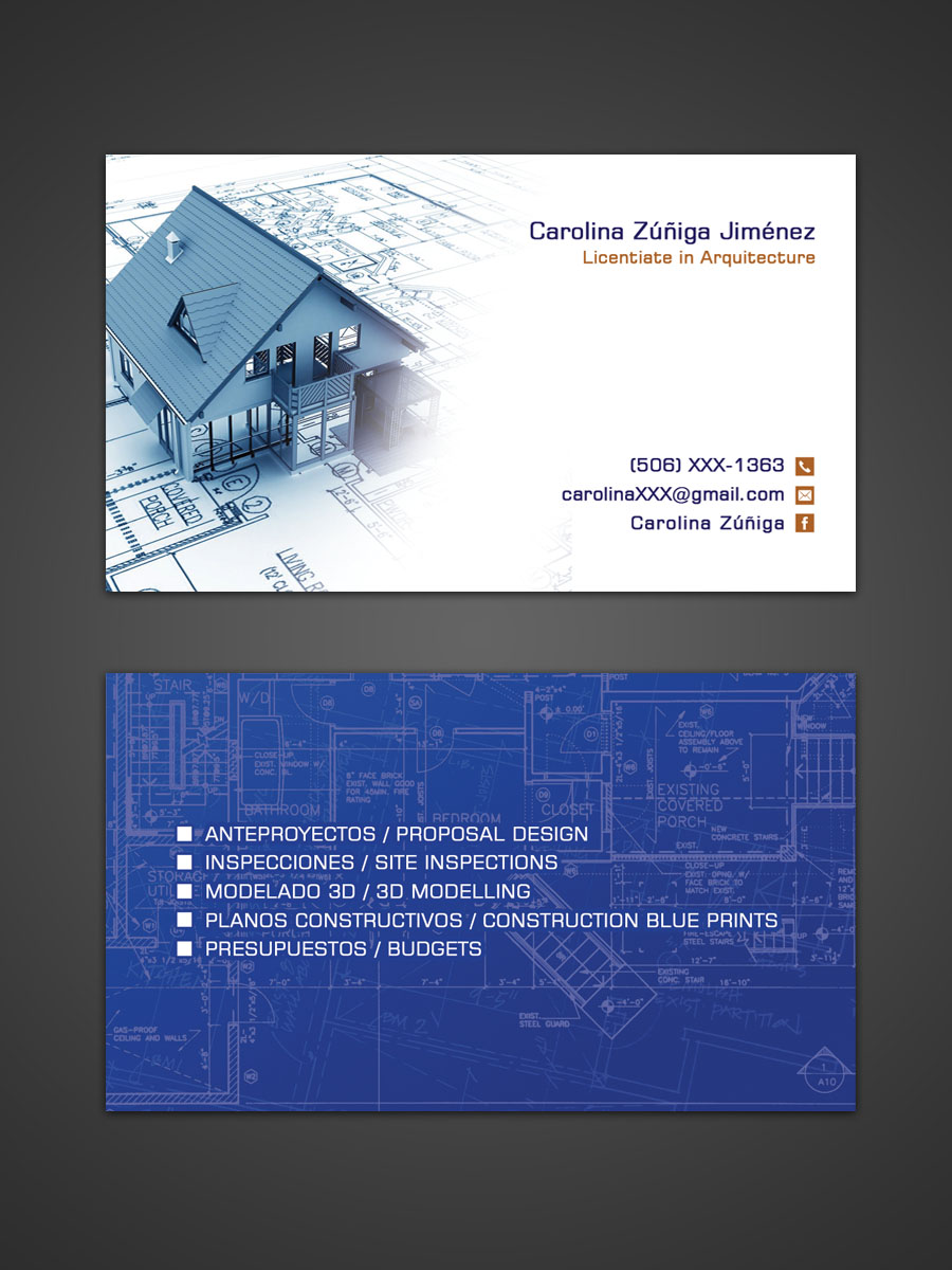 Modern, Bold, Architect Business Card Design for a Company by ...