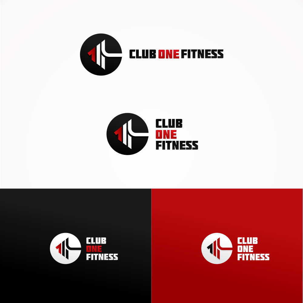 Bold, Modern, Gym Logo Design for Club One Fitness by tickmyhero ...