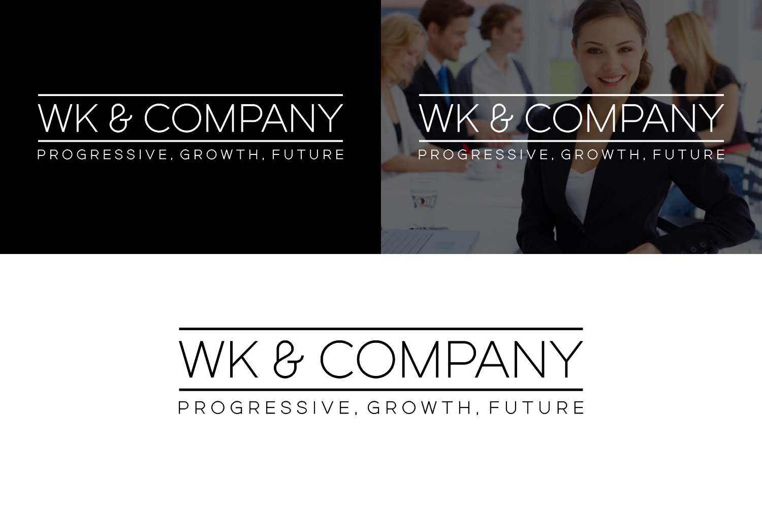 Elegant, Upmarket, Accountant Logo Design for WK & Company, Progressive ...