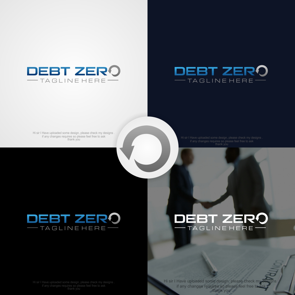 Bold, Modern, Financial Service Logo Design for Debt Zero by Jenny ...