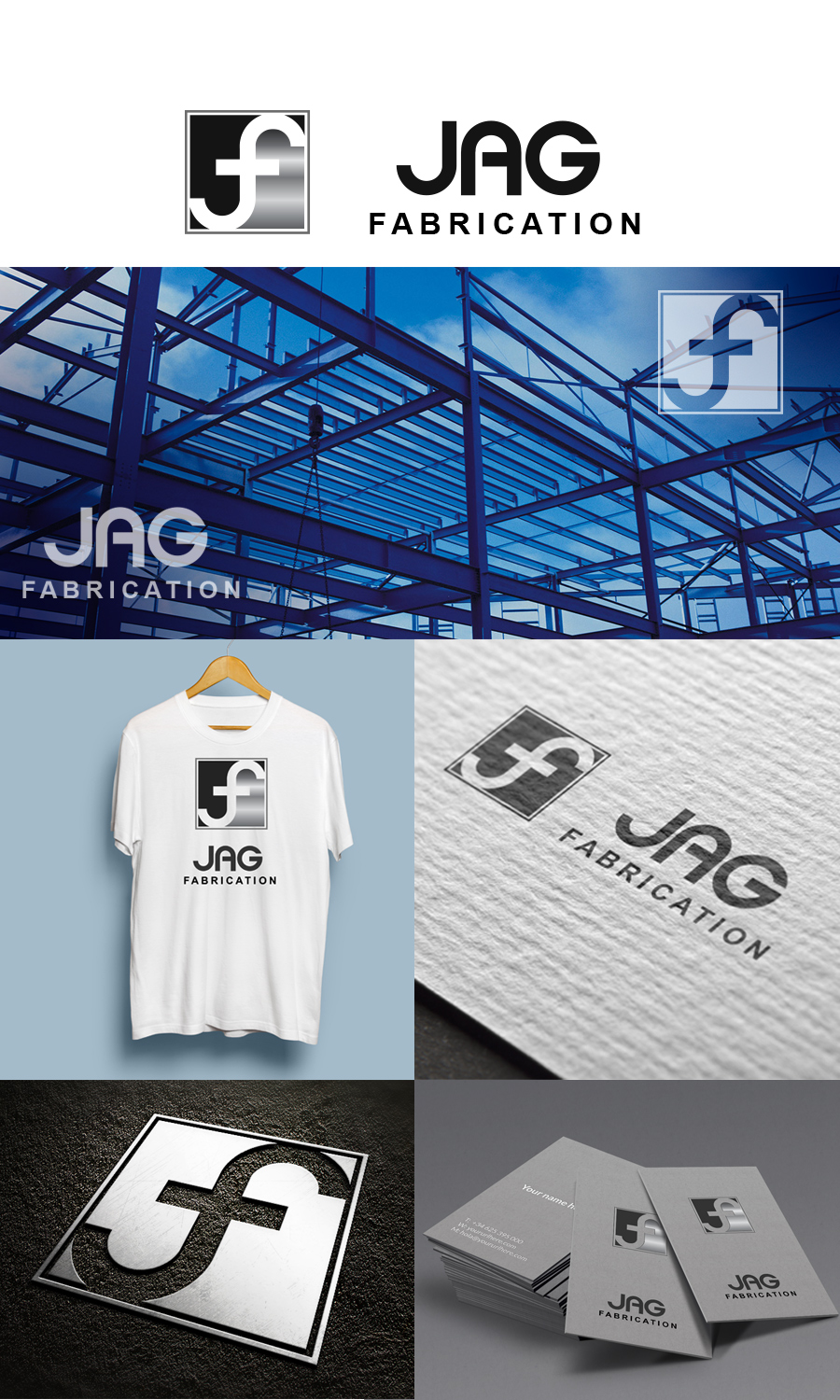Bold, Serious, Metal Fabrication Logo Design for JAG or JAG FABRICATION ...