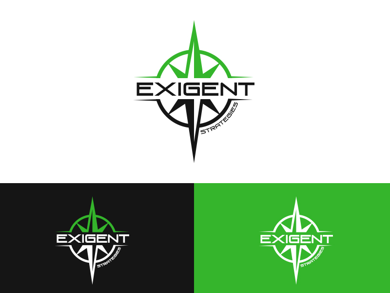 Professional, Serious, Business Logo Design for Exigent Strategies by ...