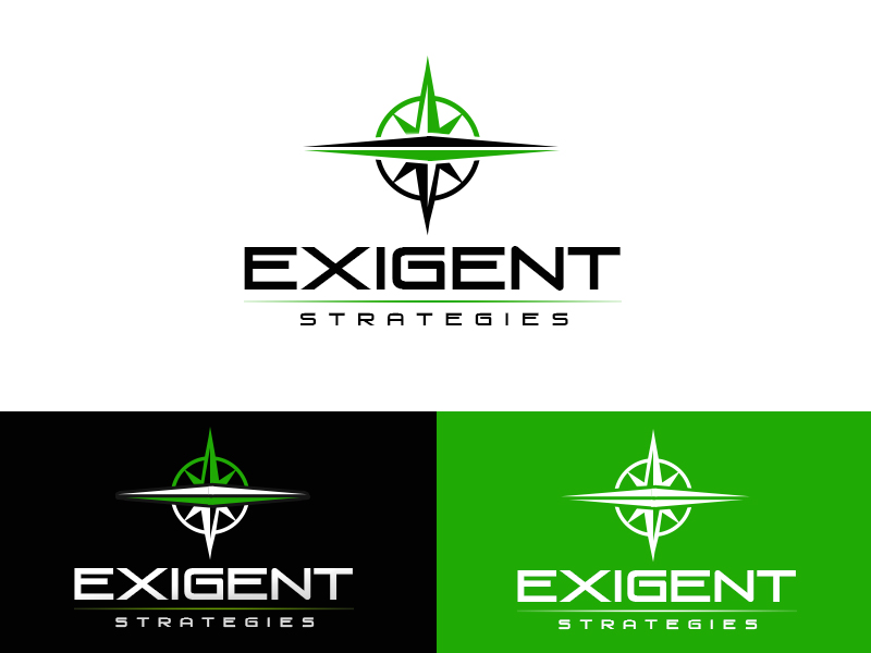 Professional, Serious, Business Logo Design for Exigent Strategies by ...