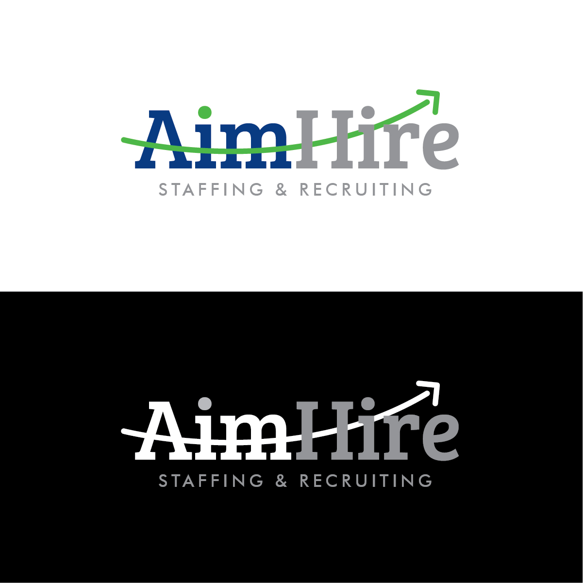 Modern, Professional, Employment Agency Logo Design for Aim Hire by ...