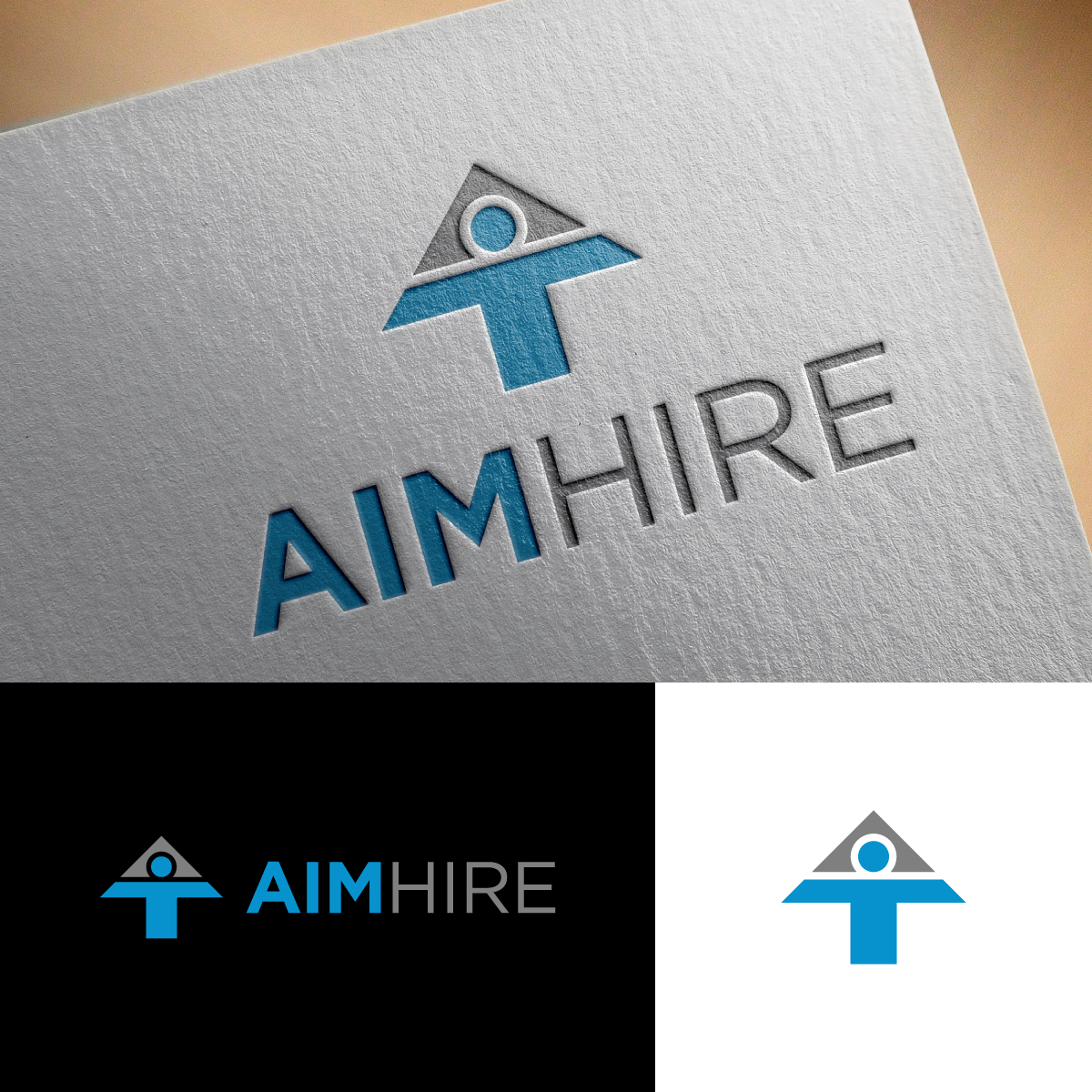 Modern, Professional, Employment Agency Logo Design for Aim Hire by ...
