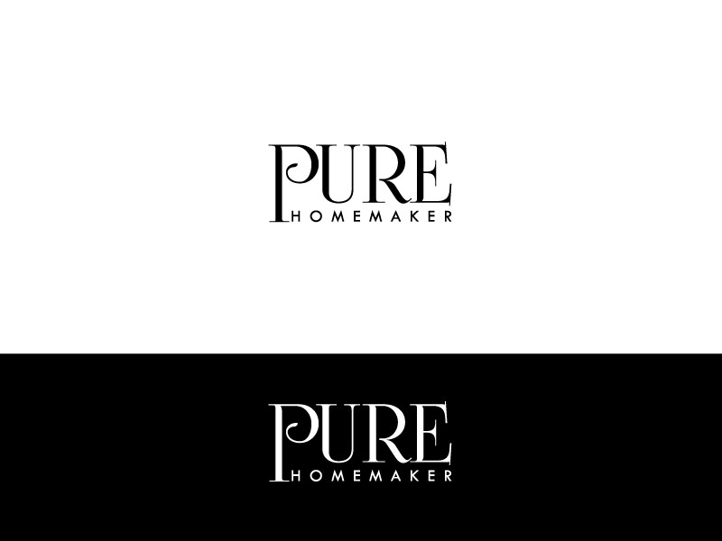 Elegant, Playful Logo Design for Pure Homemaker by Jhon Robert | Design ...