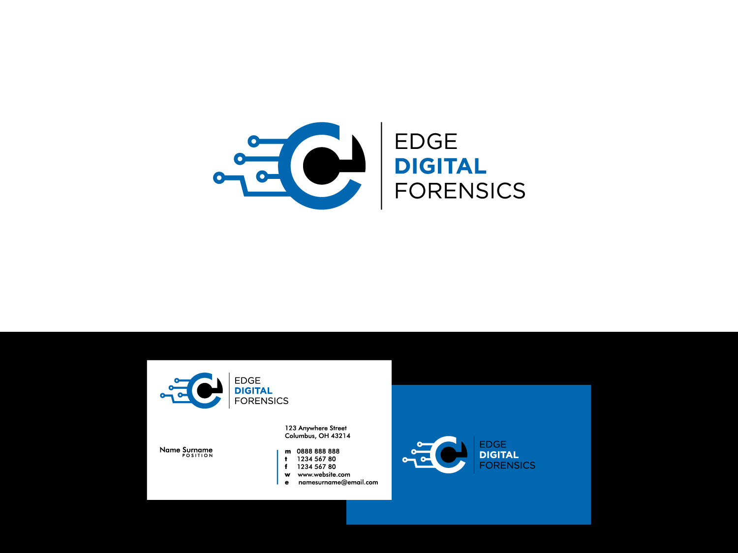 Serious, Professional, Business Logo Design for Edge Digital Forensics ...