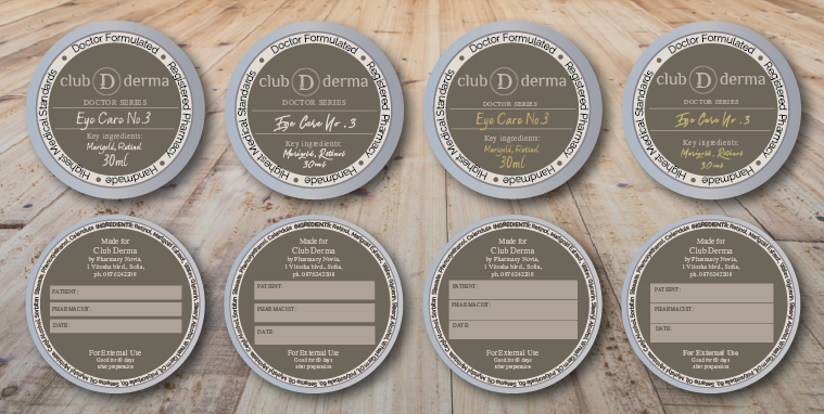 Upmarket, Serious, Medical Packaging Design for Club Derma by schk ...