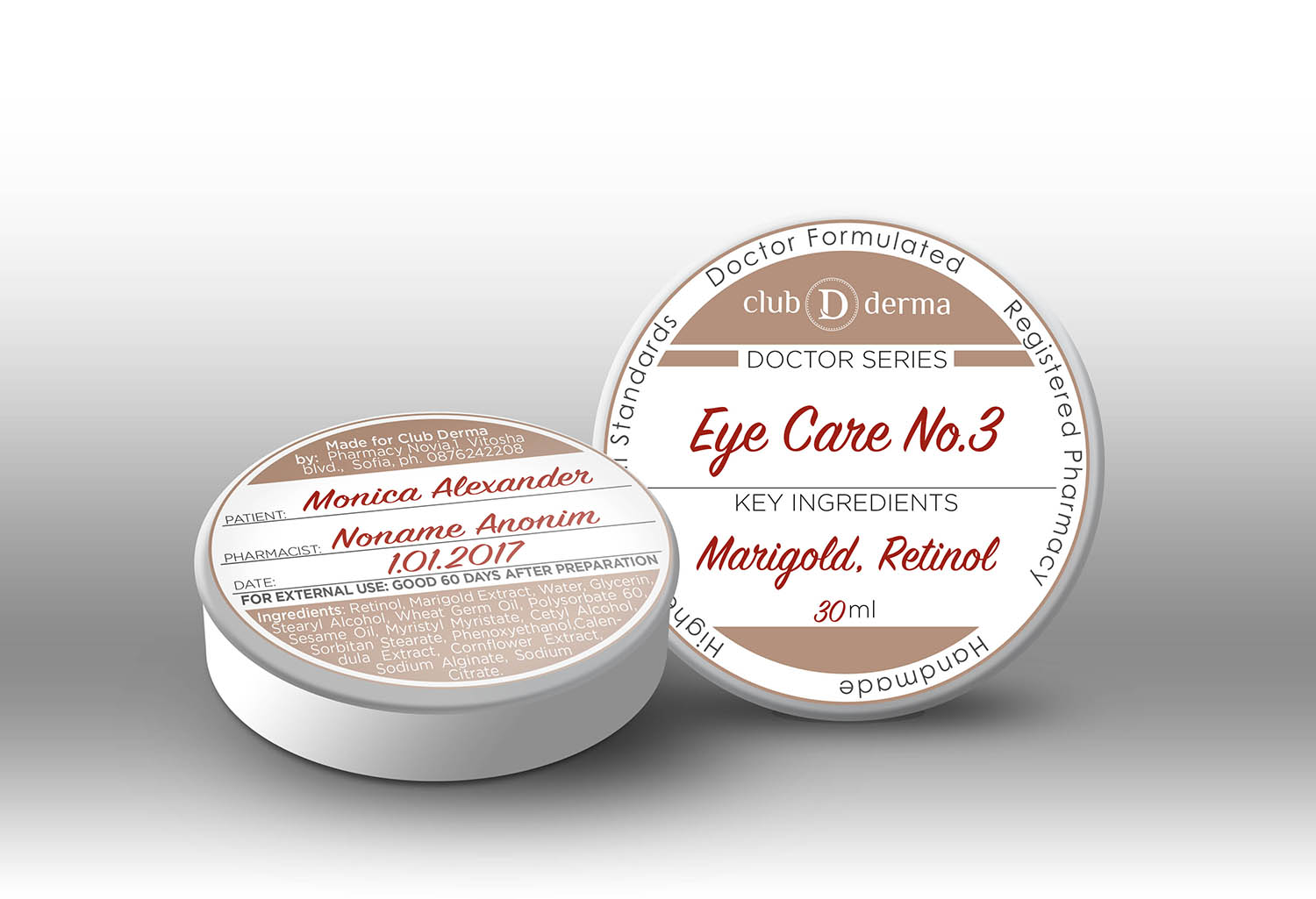 Upmarket, Serious, Medical Packaging Design for Club Derma by GRAFANNA ...