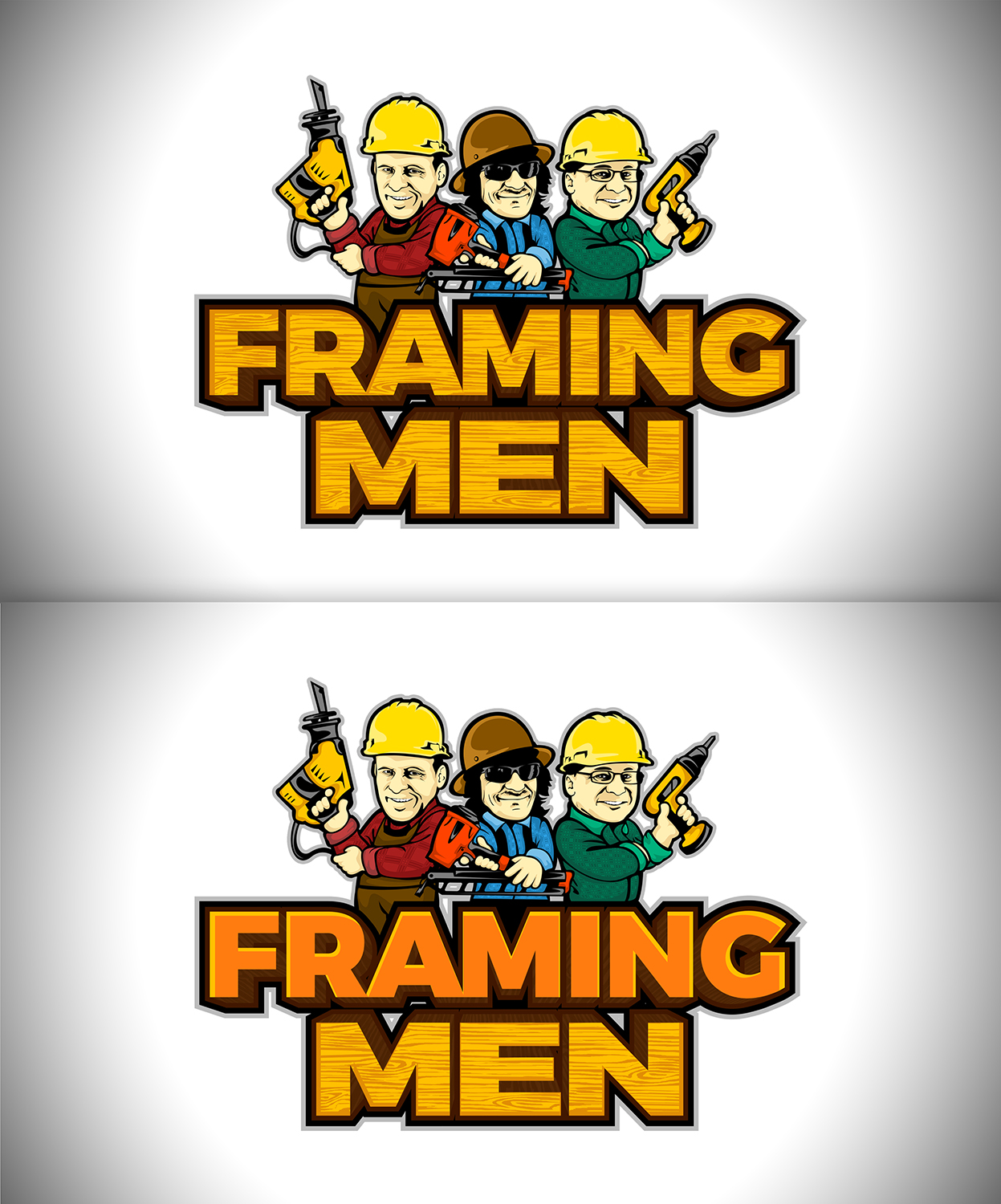 Colorful, Masculine, Residential Construction Logo Design for Framing ...