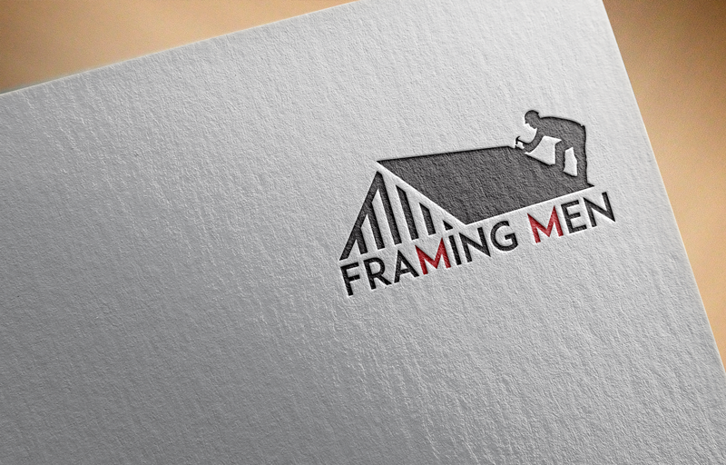 Colorful, Masculine, Residential Construction Logo Design for Framing ...