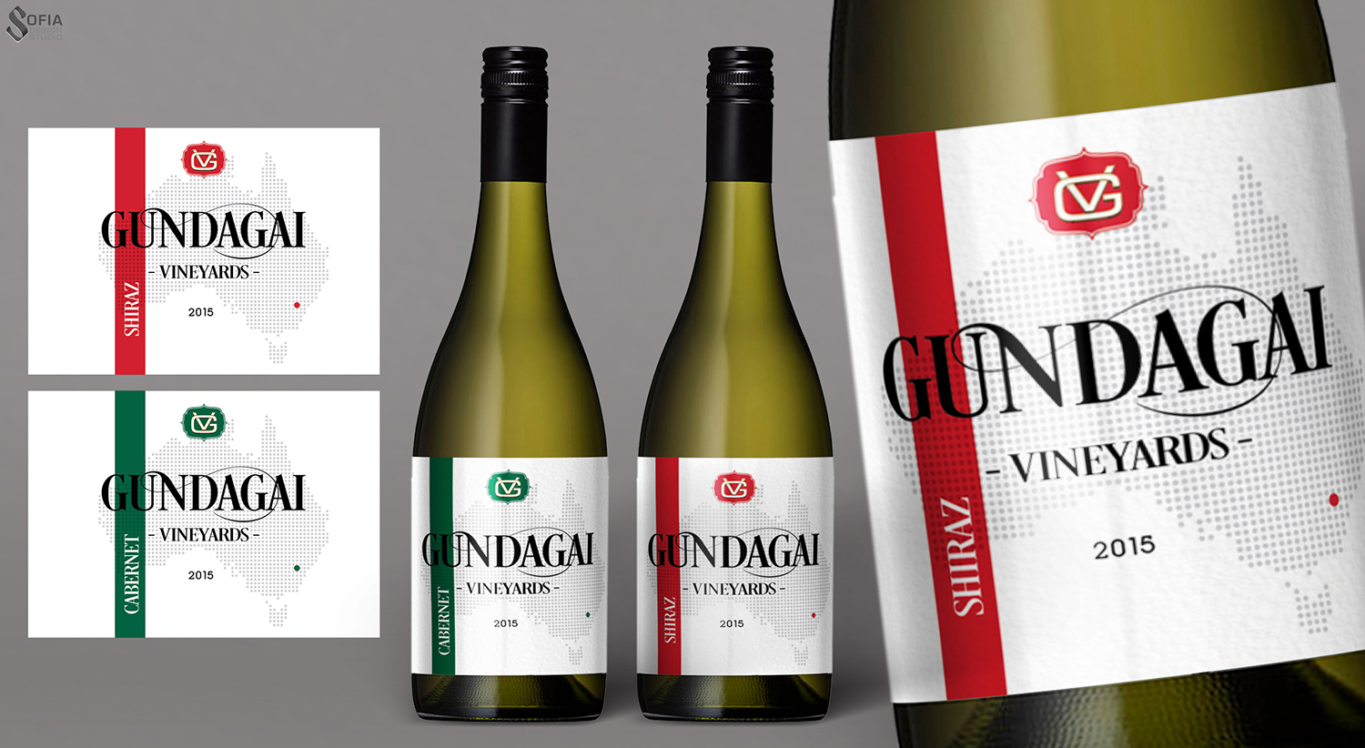 Modern, Professional, Vineyard Label Design for Riverview estate by ...