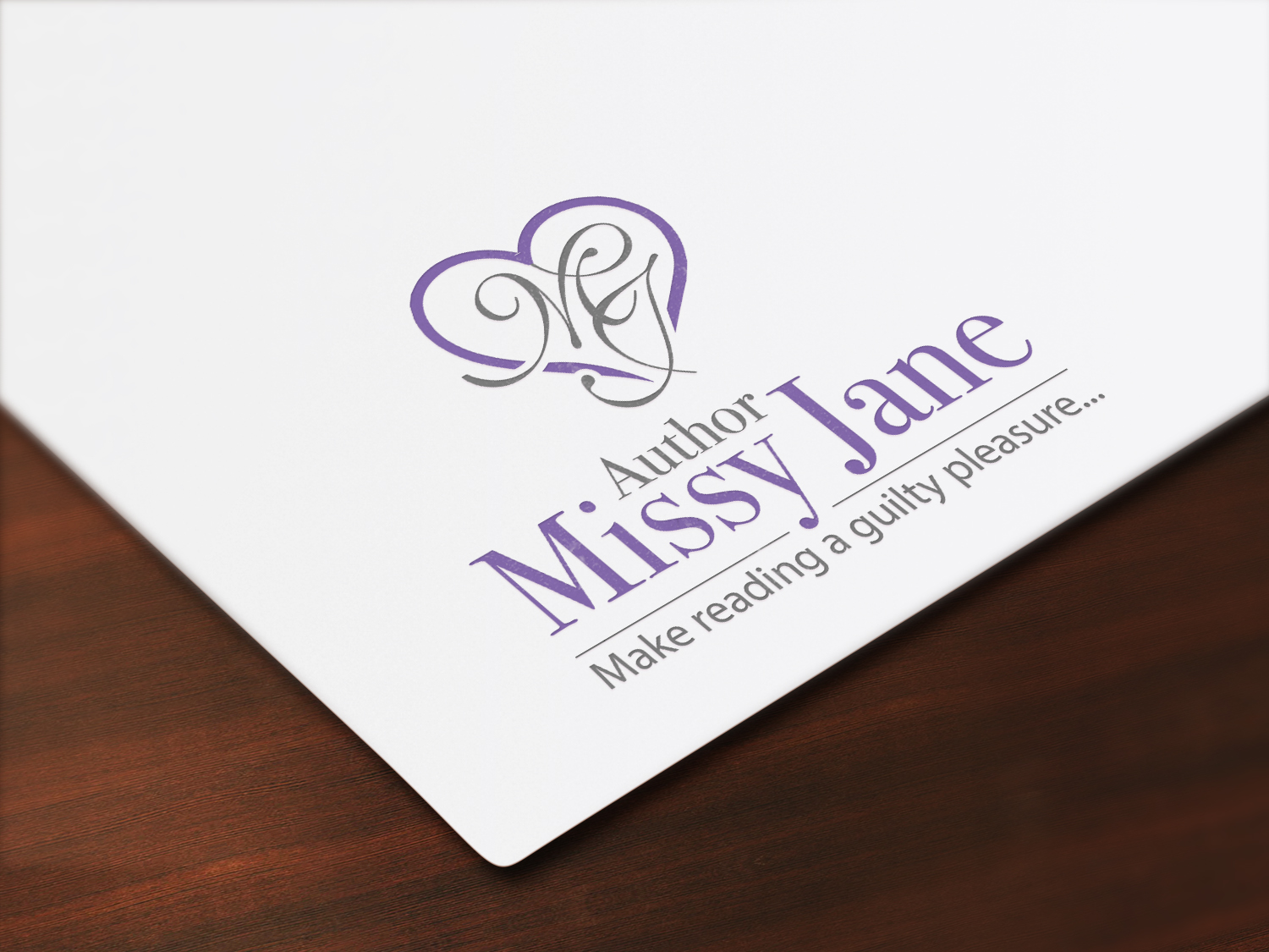 Romance Author Missy Jane Logo | 5 Logo Designs for Author Missy Jane