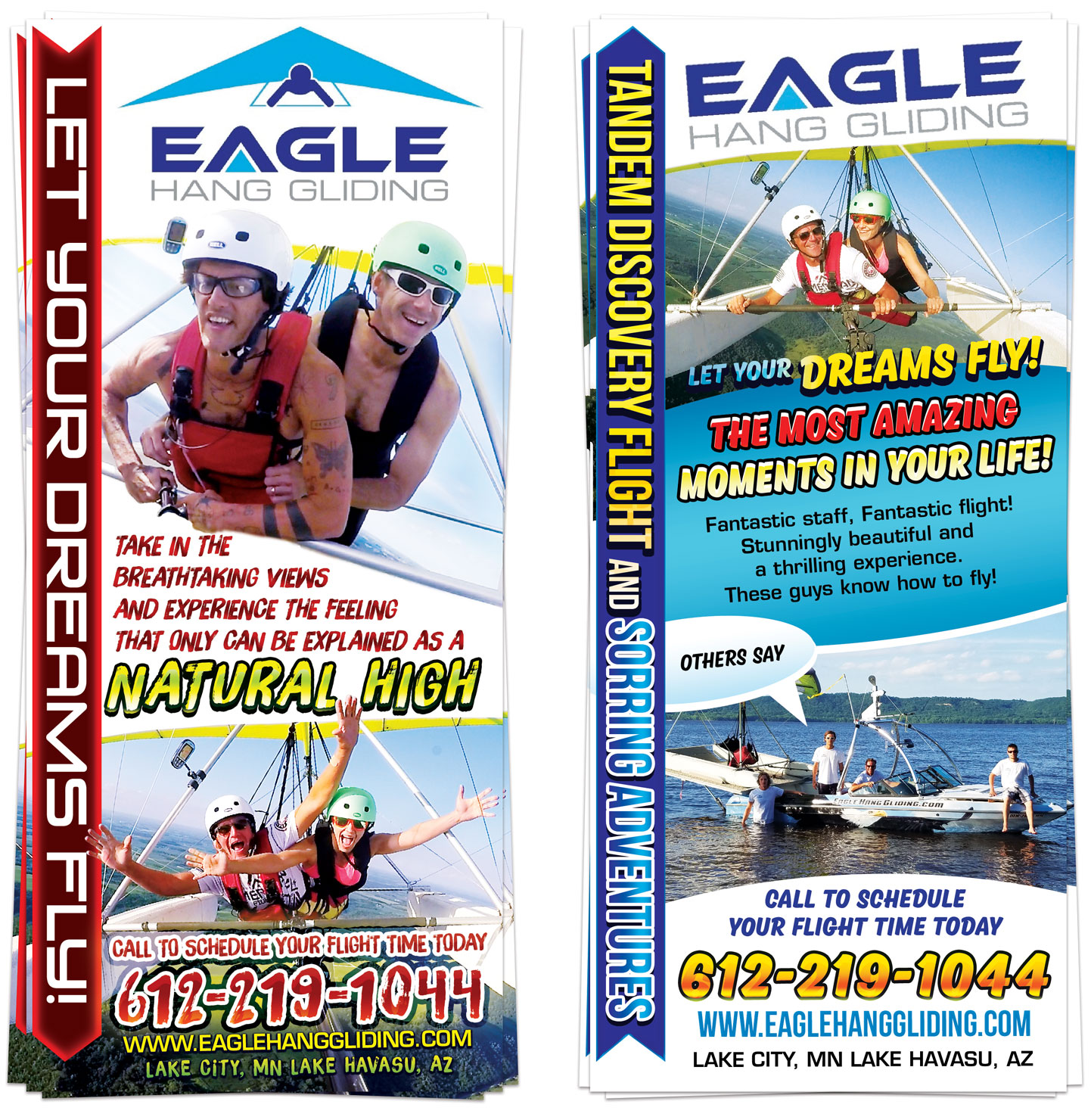 Playful, Personable Flyer Design for Eagle Hang Gliding by UrbainFX ...