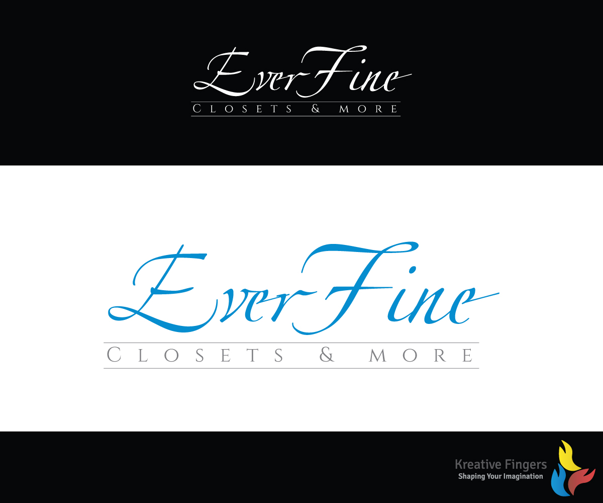 Elegant, Serious, Home Improvement Logo Design for EverFine Closets ...