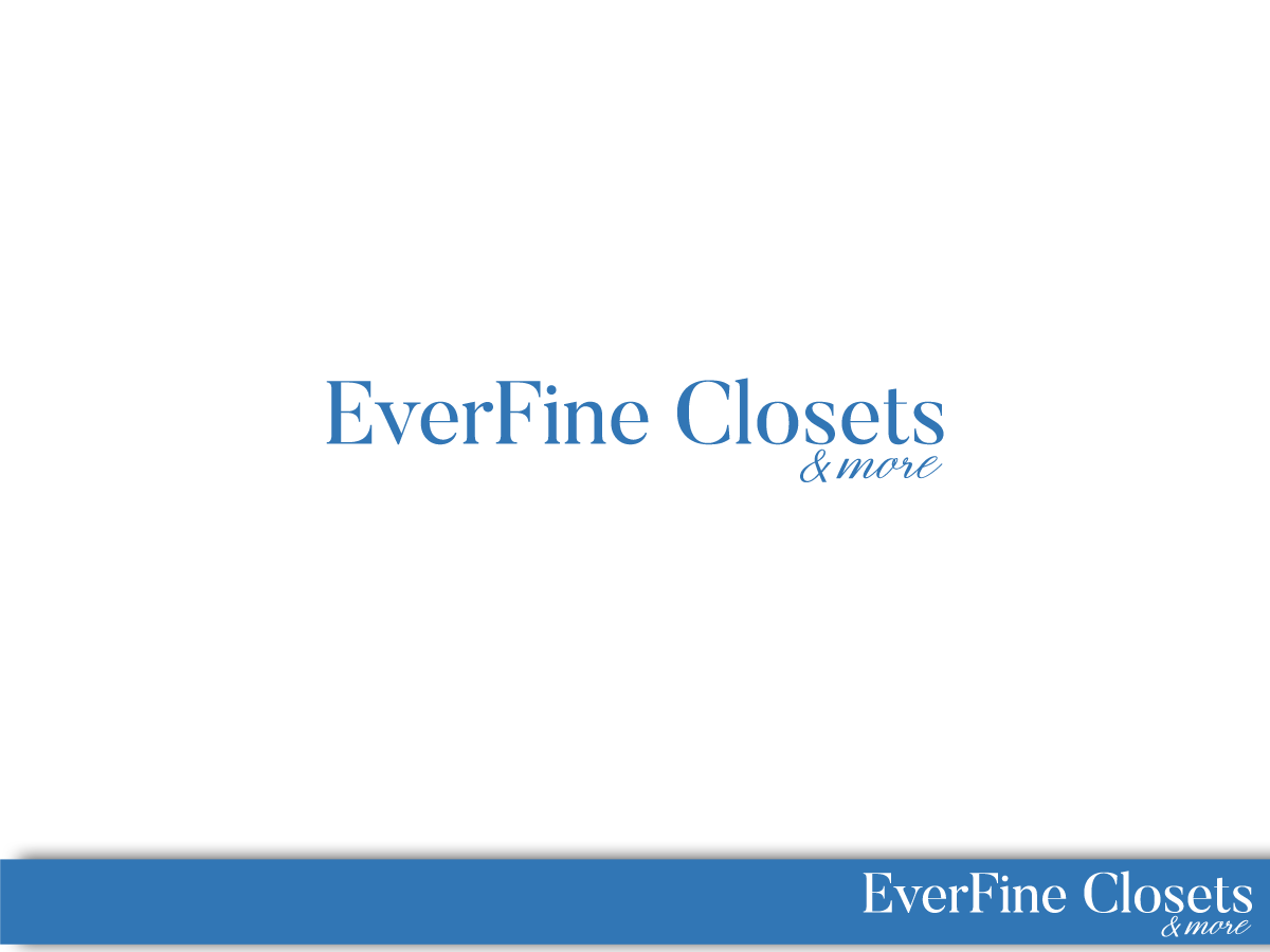 Elegant, Serious, Home Improvement Logo Design for EverFine Closets ...