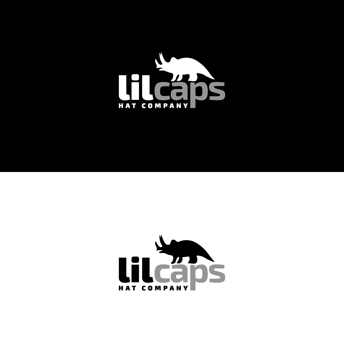 Modern, Masculine, It Company Logo Design for "Lil Caps Hat Co." or ...