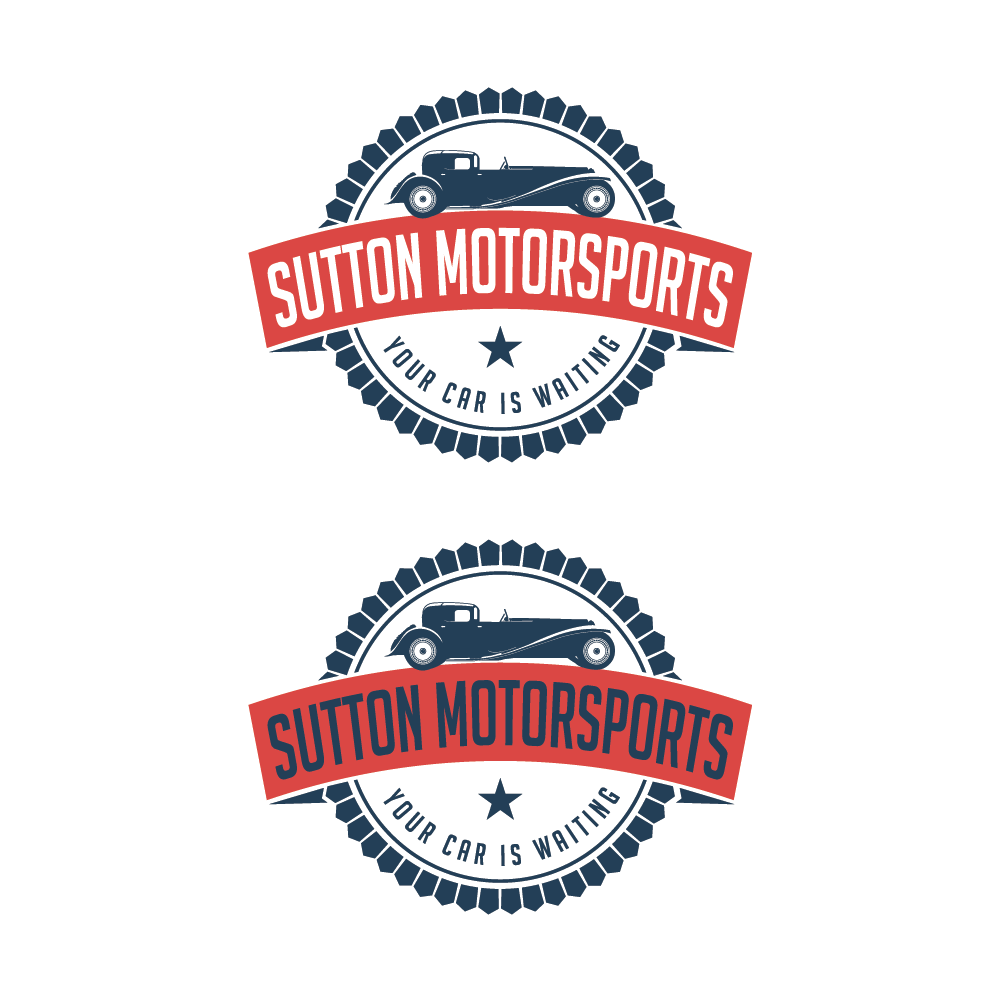 Bold, Modern, Automotive Logo Design for Sutton Motorsports, Your Car ...