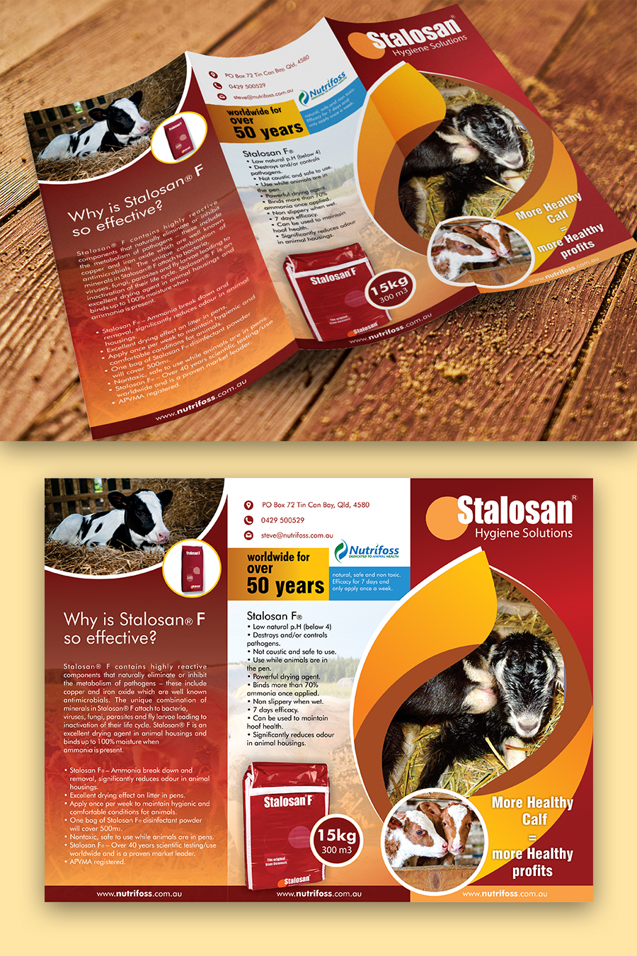 Bold, Masculine, Livestock Brochure Design for a Company by ESolz ...