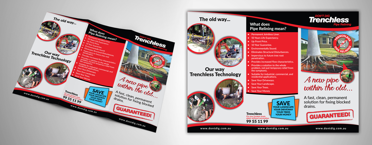 Modern, Professional, Plumbing Brochure Design for a Company by ...