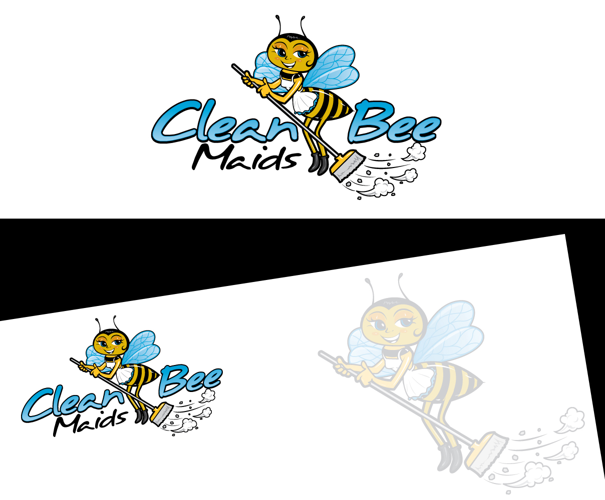 Professional, Serious, House Cleaning Logo Design for Clean Bee Maids ...