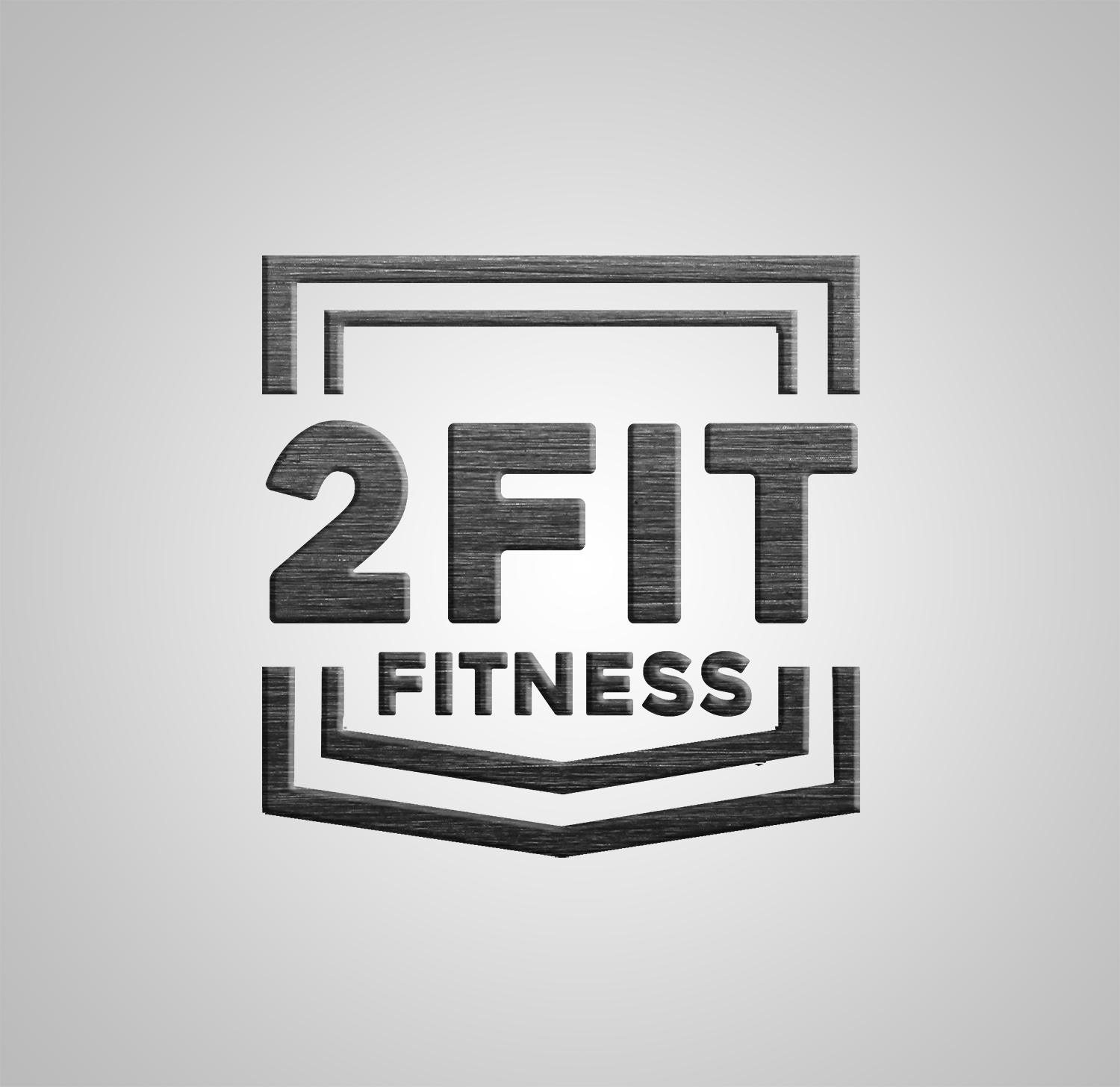 Masculine, Upmarket, Fitness Logo Design for 2FiT by MCT DESIGNS ...