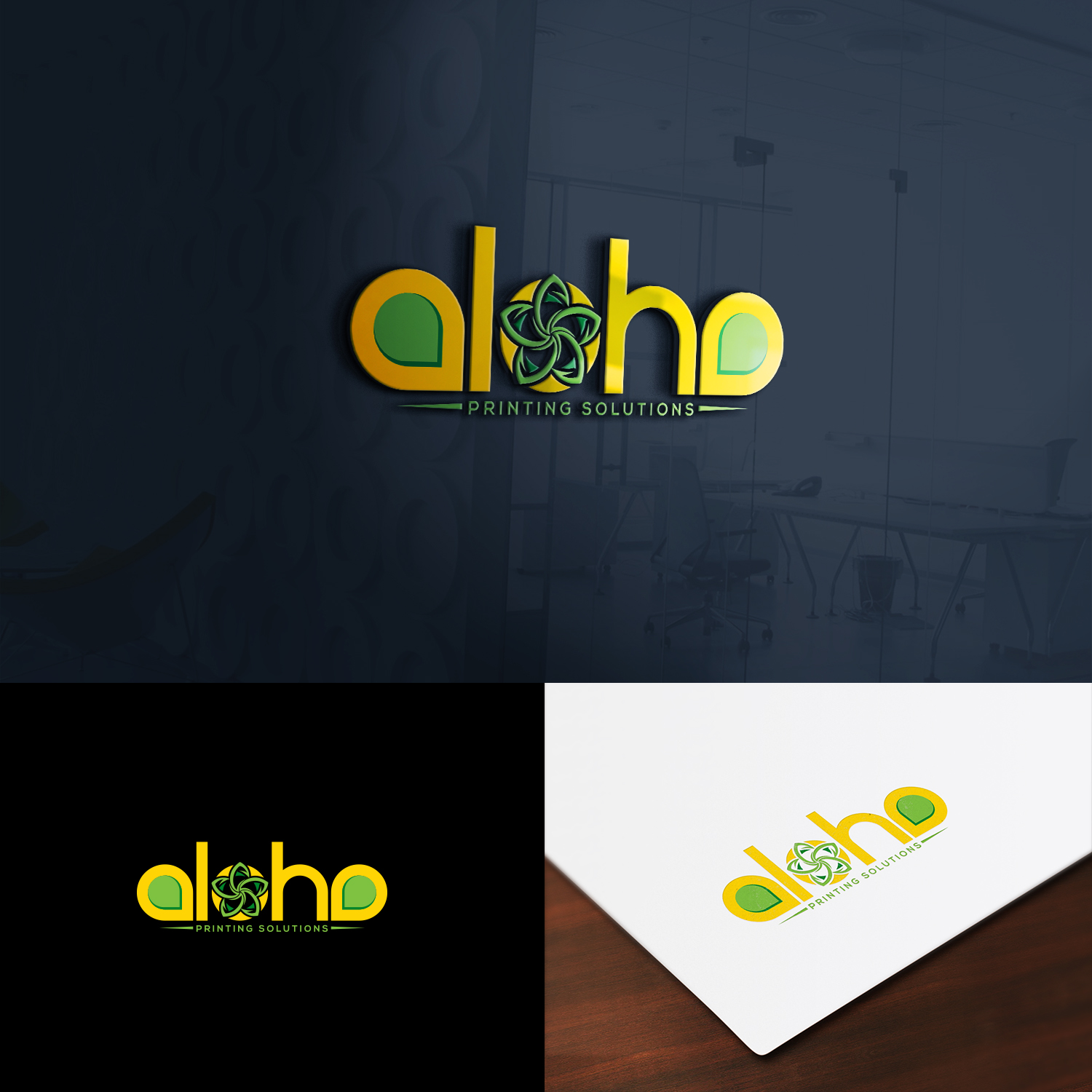 Playful, Colorful, Printing Logo Design for Aloha Printing Solutions by ...