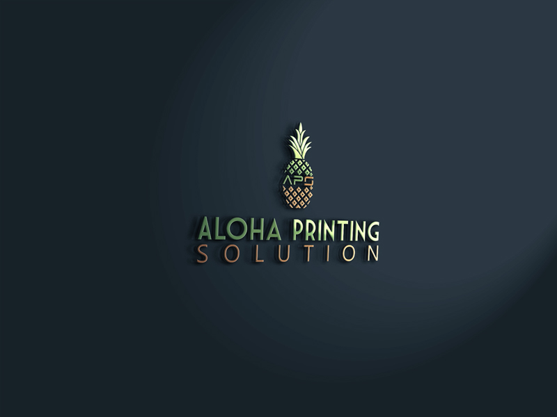 Playful, Colorful, Printing Logo Design for Aloha Printing Solutions by ...