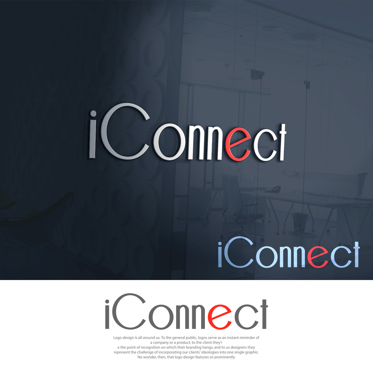 Bold, Serious, Computer Software Logo Design for iConnect by Red Chile ...