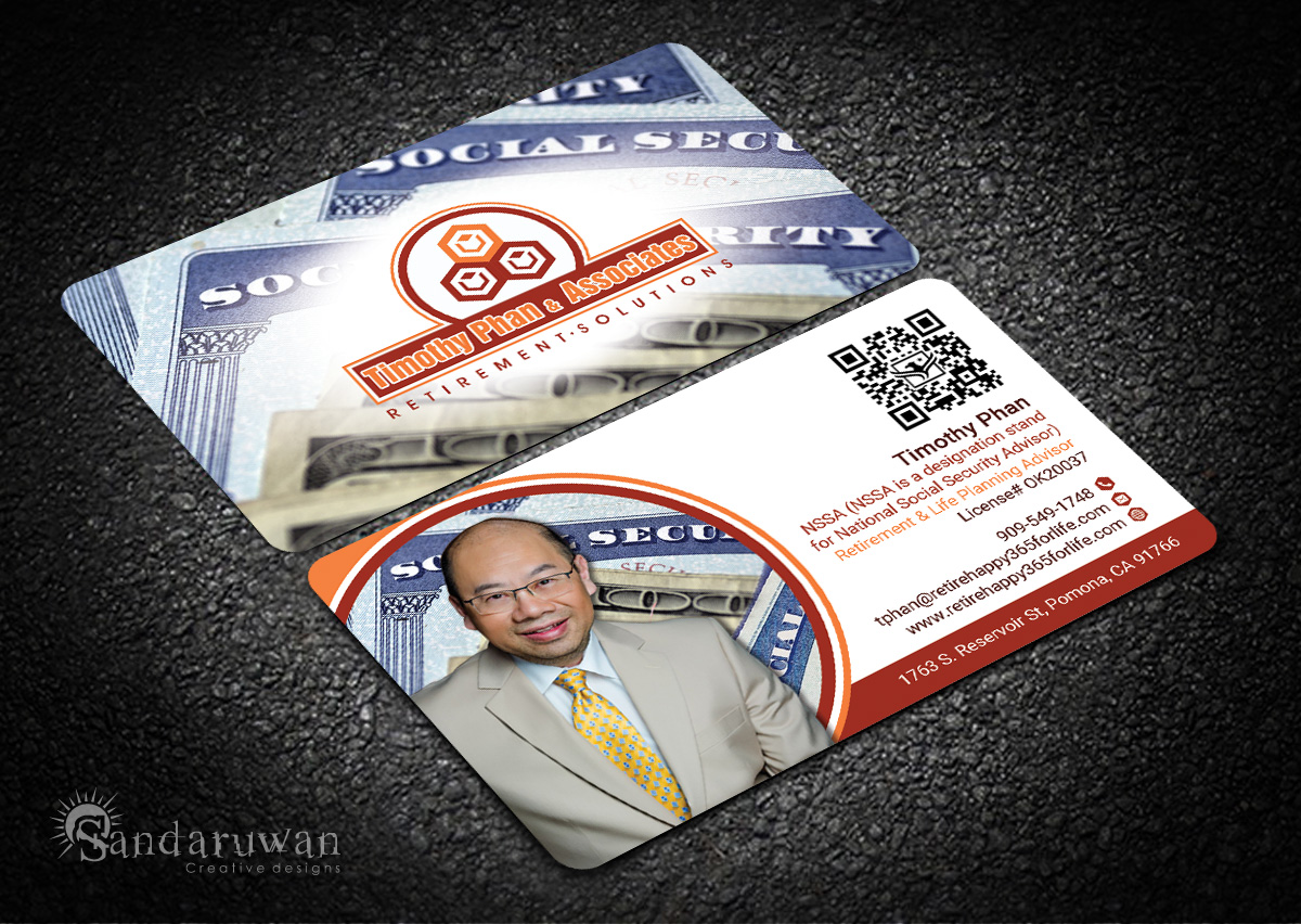 Professional, Elegant, Financial Planning Business Card Design for ...