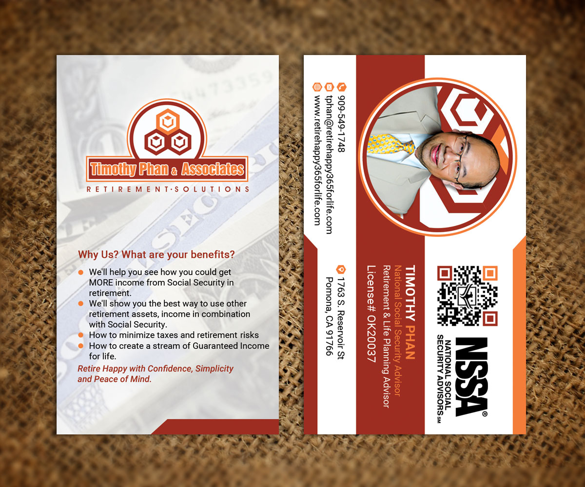 Professional, Elegant, Financial Planning Business Card Design for ...
