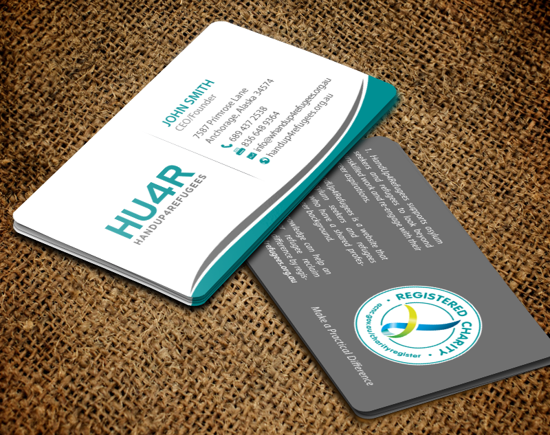Modern, Bold, Community Service Business Card Design for a Company by ...