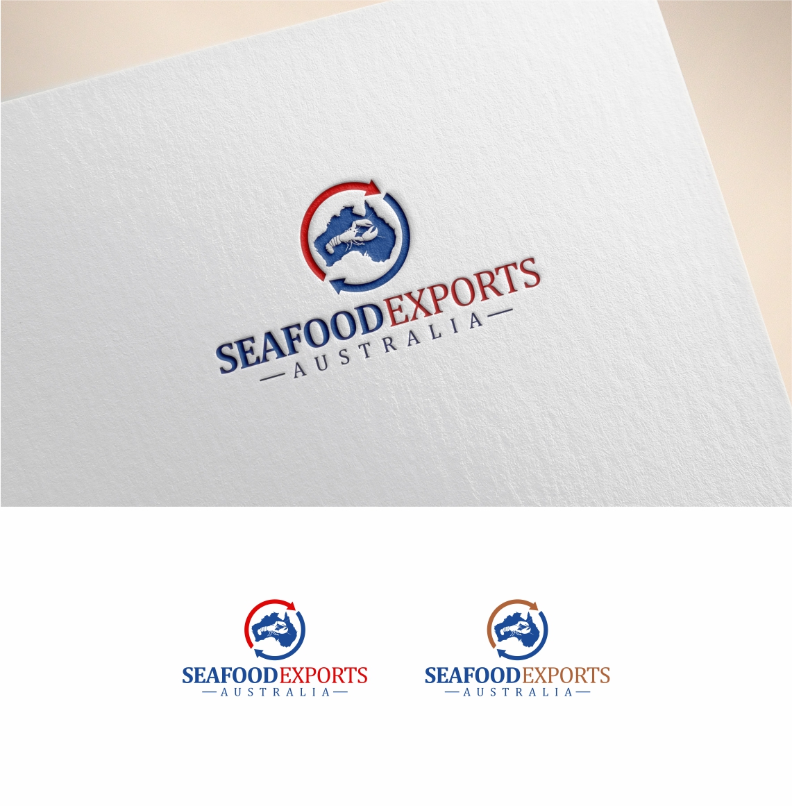 Masculine, Upmarket, It Company Logo Design for Seafood Exports ...